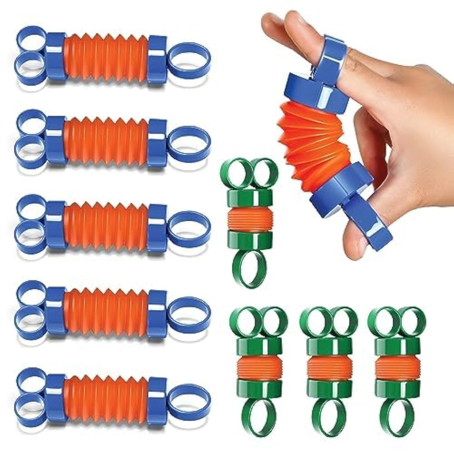 Amazon.com: Finger Poppers Fidget Toy for Kids - Hand Exercisers Pop ...