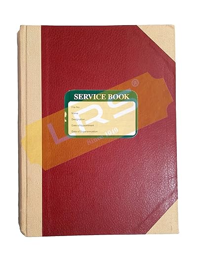 LRS Employee Service Book - Hard Bound - Superior Quality - for Haryana ...
