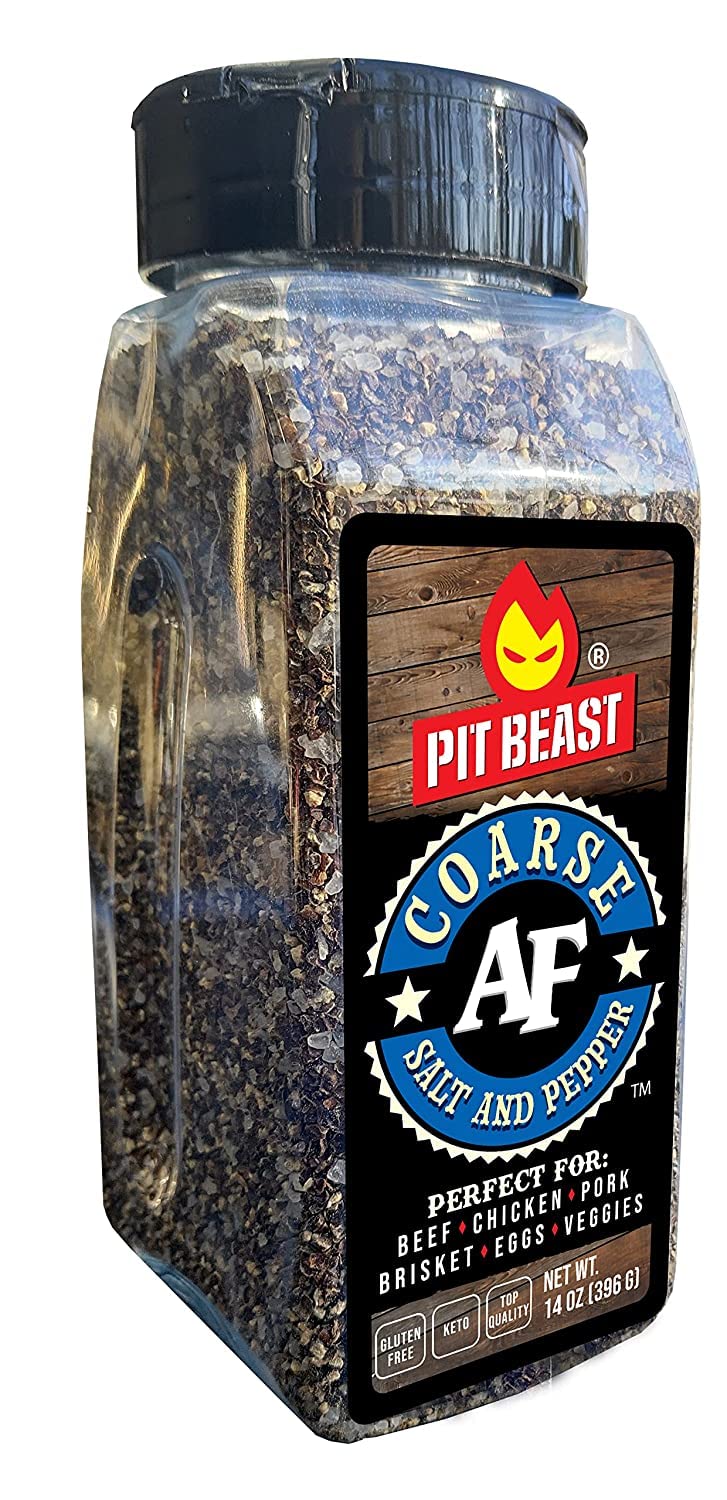Amazon.com : Pit Beast Coarse AF Salt and Pepper Spice Blend Dalmatian ...