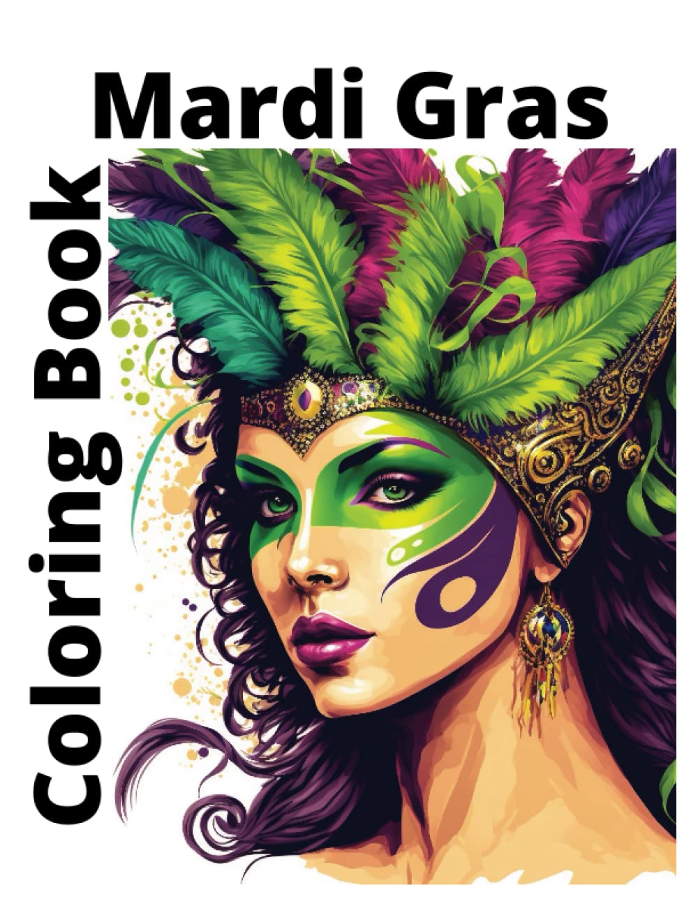 Amazon.com: Mardi Gras Coloring Book (Color Therapy Collection Series ...