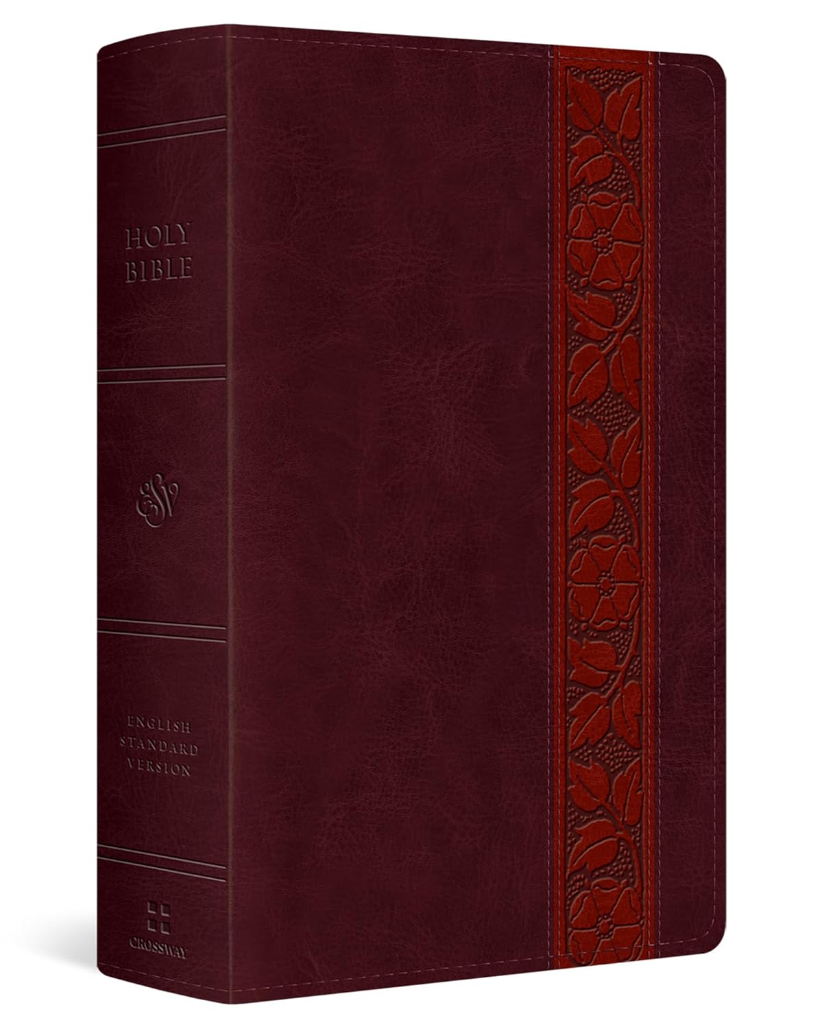 ESV Large Print Personal Size Bible, Red Letter (TruTone, Mahogany ...