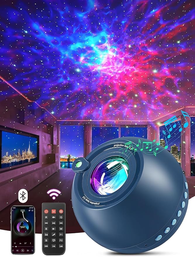 Amazon.com: Star Projector,15 Colors Galaxy Projector Star Light ...