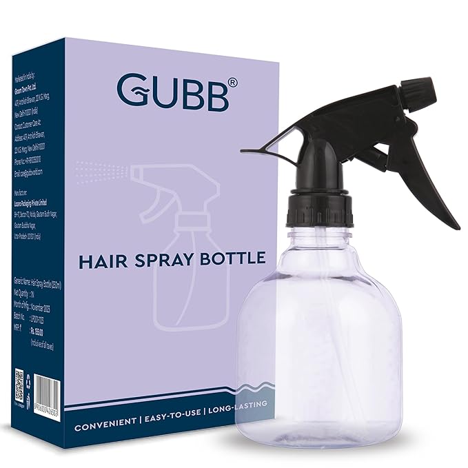 GUBB Hair Spray Bottle for Salon & Home - Fine Mist Sprayer for Styling ...