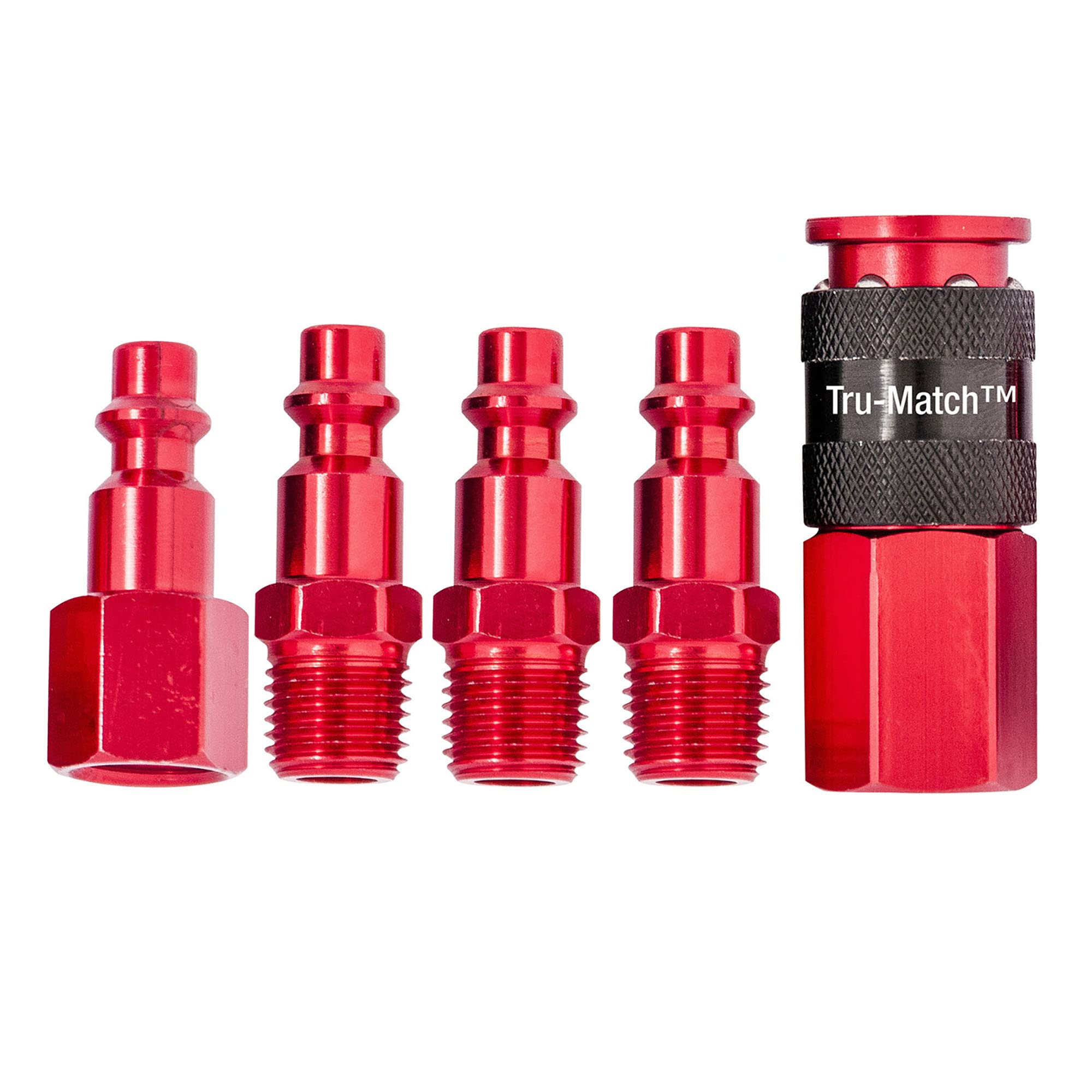 Amazon.com: Amflo 13-305RA I/M 1/4" FNPT Coupler Plug Set - 5 Piece ...