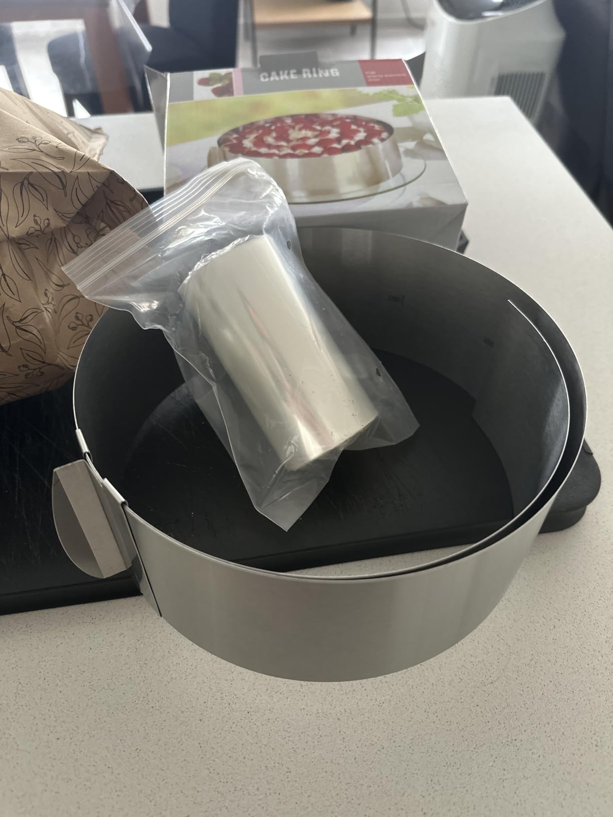 Cake Mold-Cake Ring-Adjustable Round Stainless Steel 6 to 12 Inch Cake ...