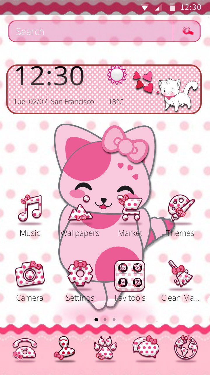 Kittens Cute Pink Theme