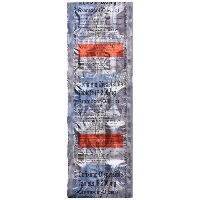 Gramocef-O 200 DT - Strip of 10 Tablets : Amazon.in: Health & Personal Care