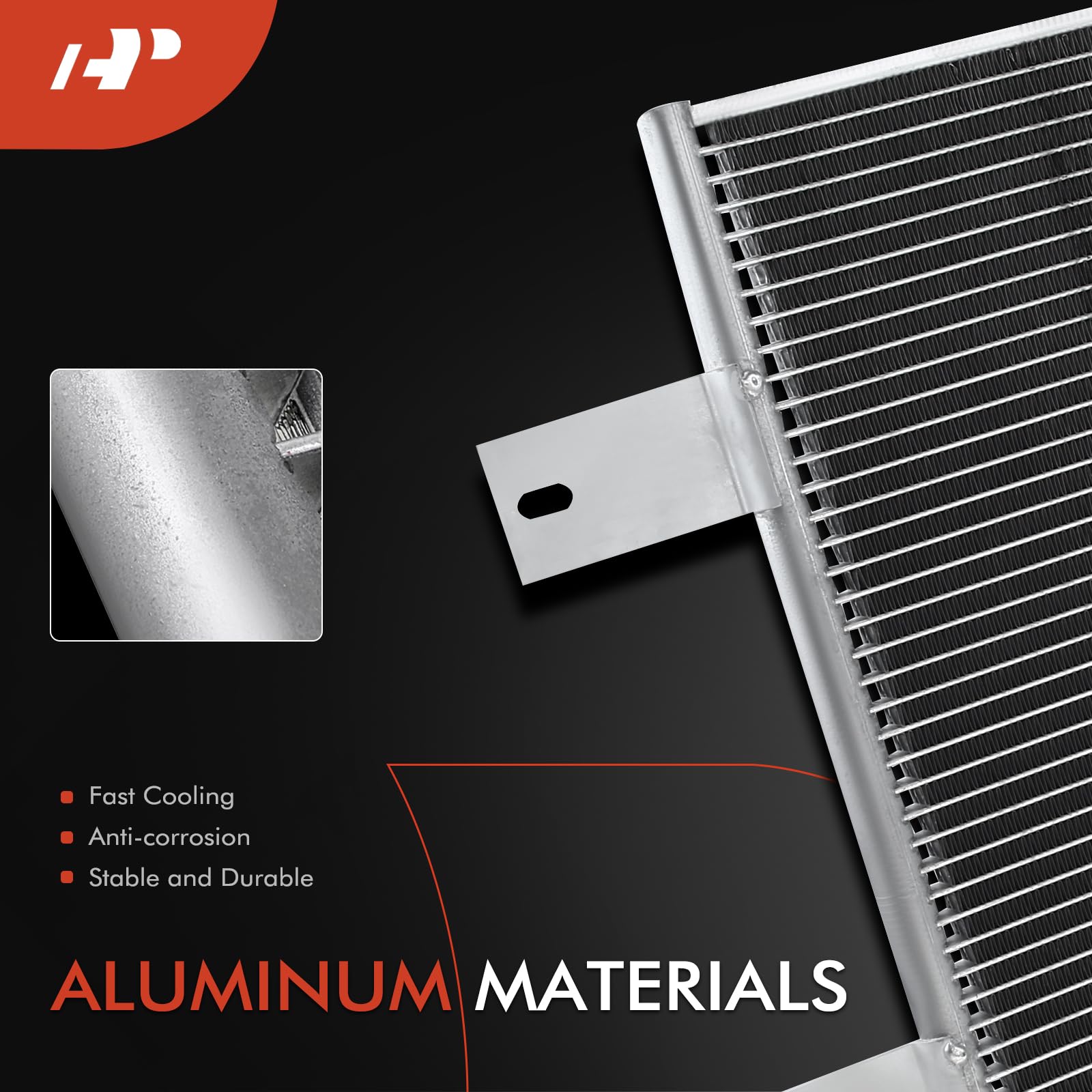 A-Premium Air Conditioning A/C Condenser Compatible with Dodge Ram 2500 ...