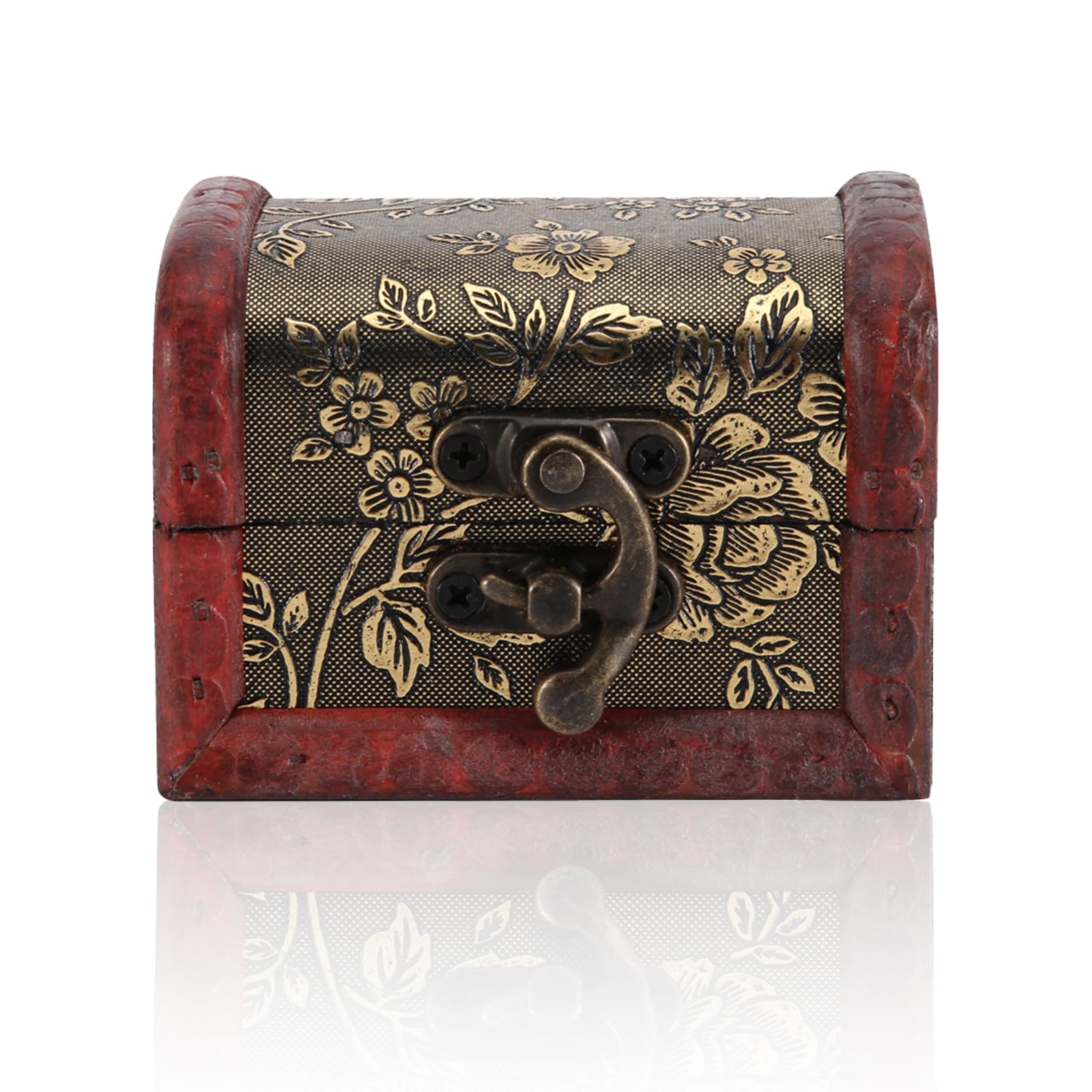 Small Wooden Treasure Chests,Mini Vintage Decorative Chinese Style ...