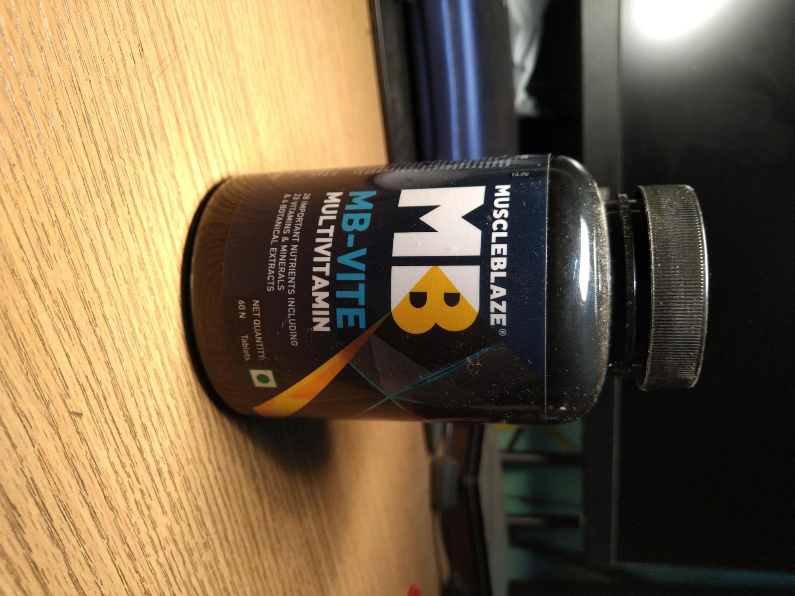 MuscleBlaze MB-Vite Daily Multivitamin (60 Tablets) | With 51 ...