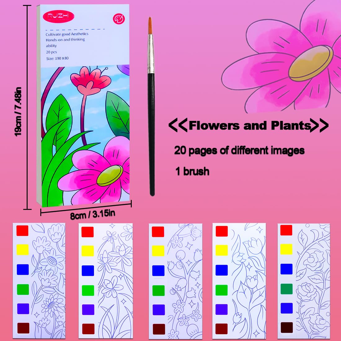 Snapklik.com : Water Color Paint Sets For Kids, Pocket Watercolor ...