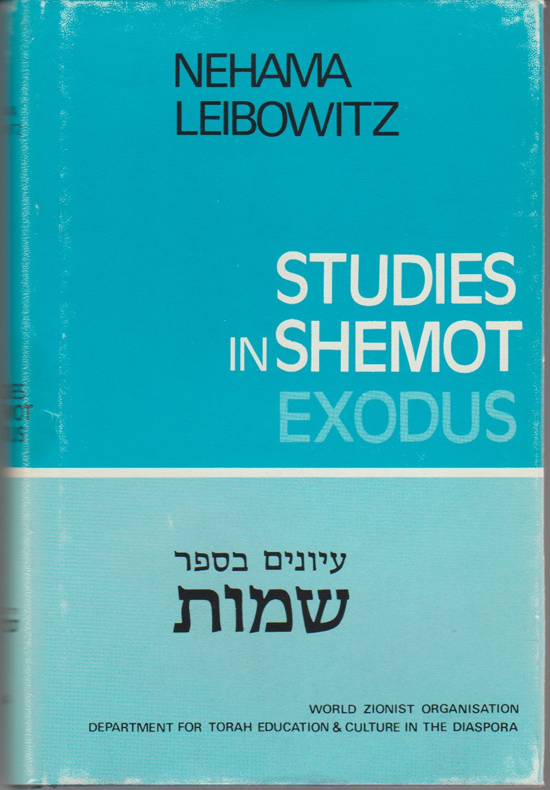 New Studies in Shemot (Exodus): Leibowitz, Nehama: 9789994979356 ...