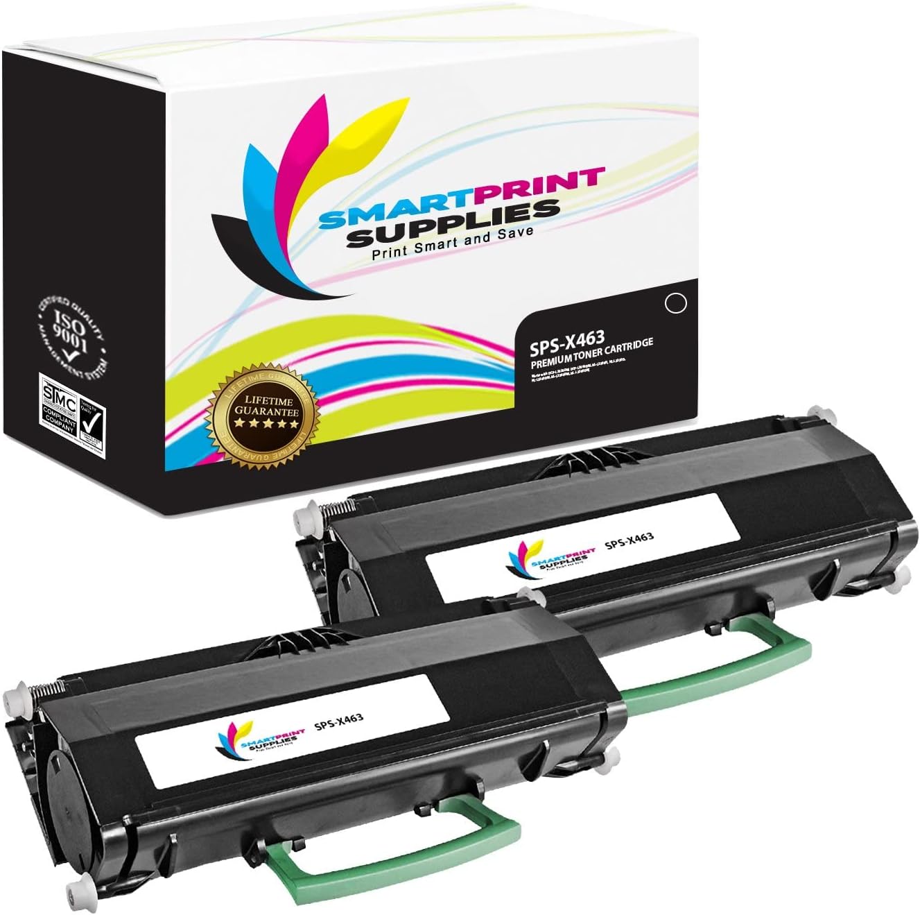 Amazon.com: Smart Print Supplies Compatible X463A11G X463A21G Black ...