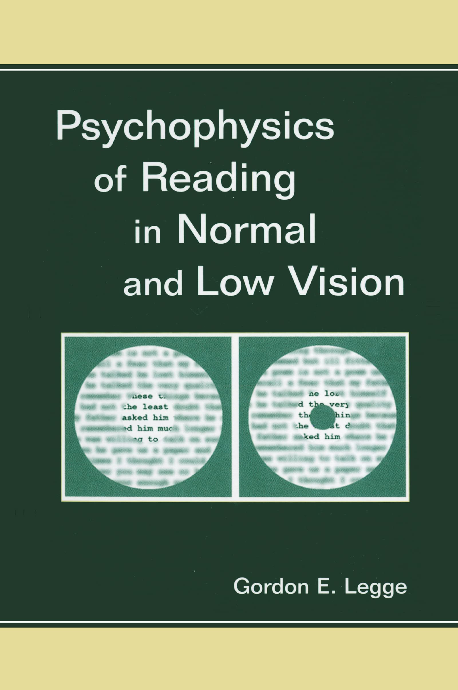 Psychophysics of Reading in Normal and Low Vision: 9780367390143 ...