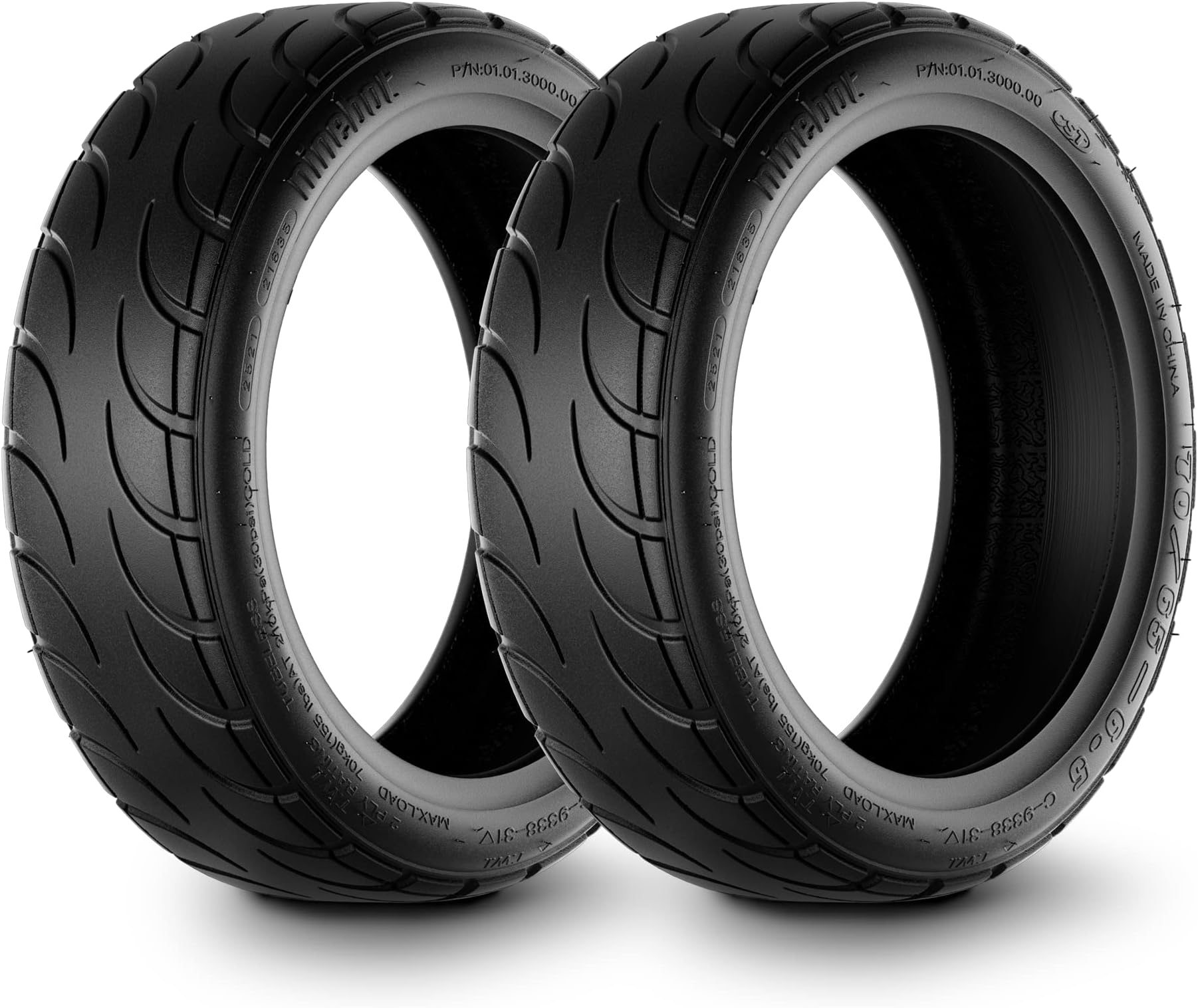 Amazon.com: Keenso 2Pcs 70/65-6.5 Tire Tubeless, Shockproof 255 X 70 ...