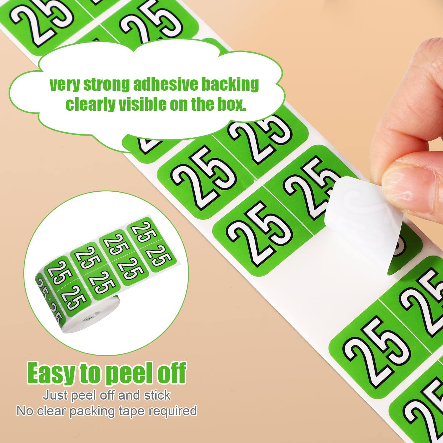 Snapklik.com : 500pcs 2025 Stickers, File Folder Year Labels 2025 ...