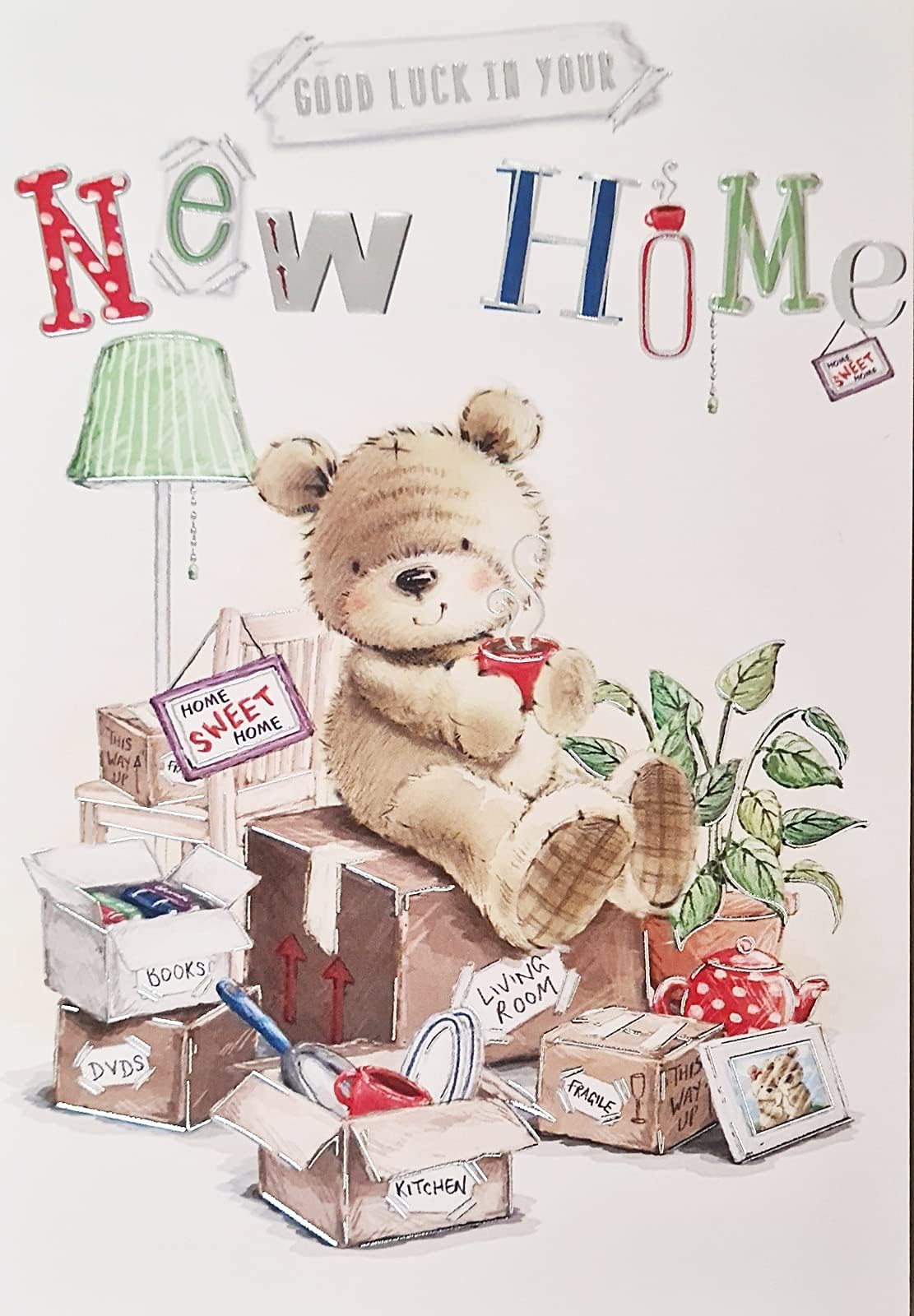 Me to You New Home Card Tatty Teddy Carrying Boxes - Official ...