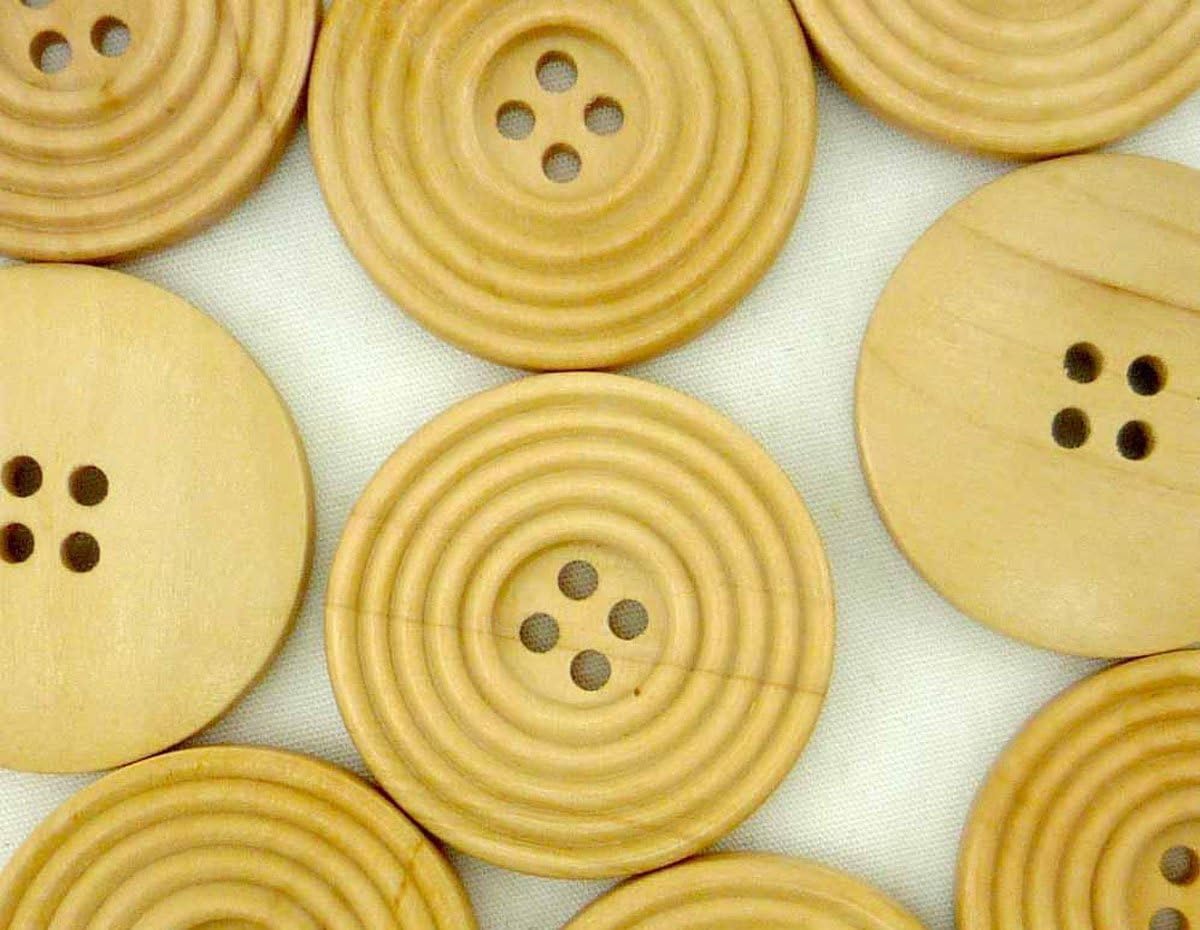 Amazon.com: bangdan Circle Pattern Round Buttons Sewing Coat 30MM 4 ...