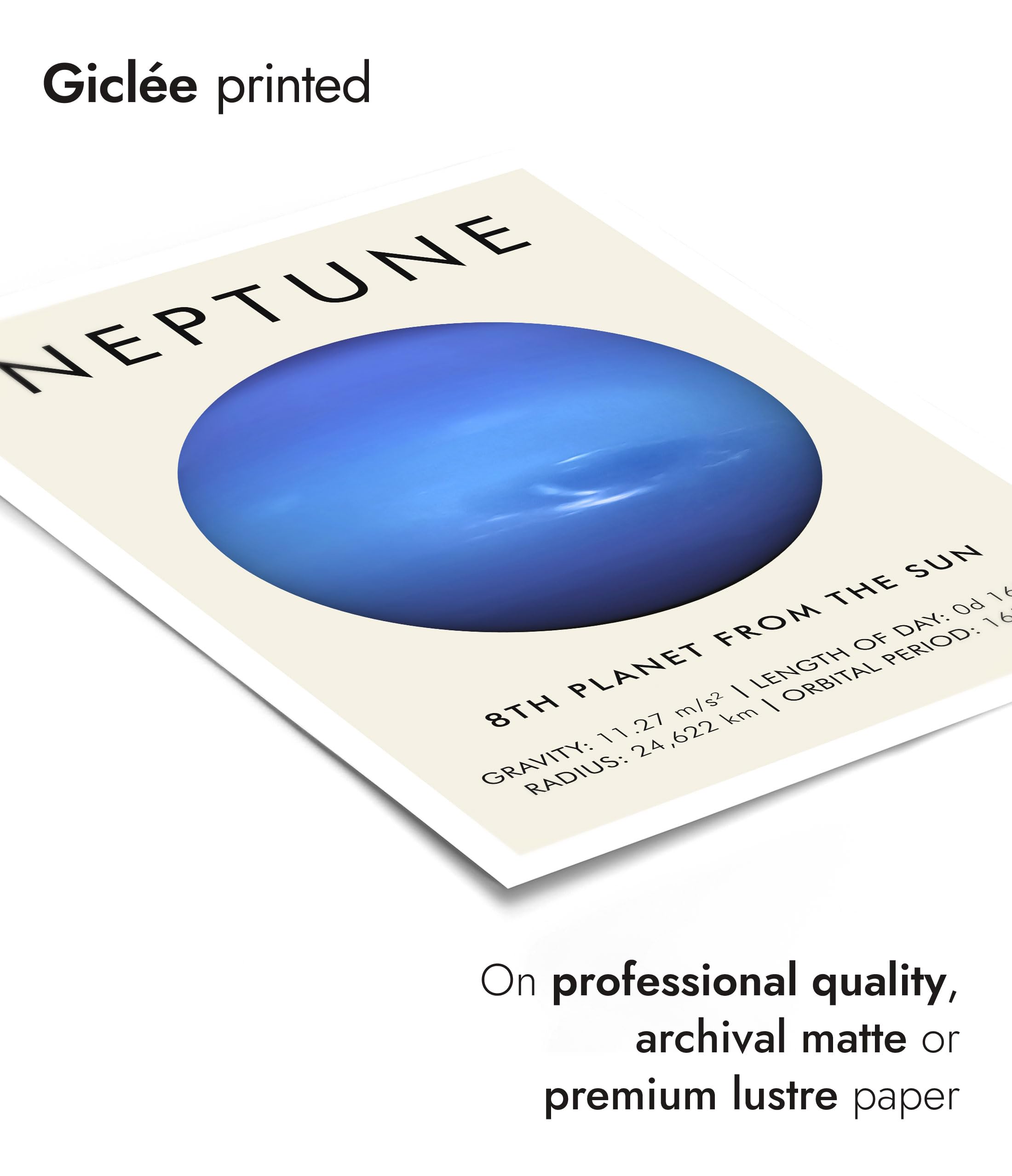 Planet Neptune Poster