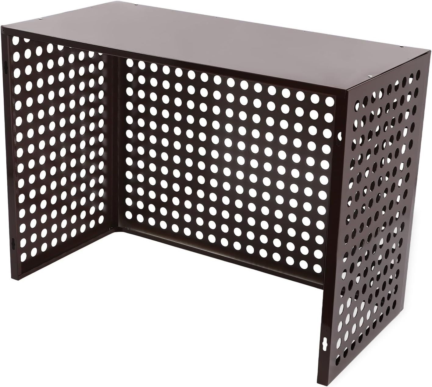 Amazon.com : Air Conditioner Fence Screen, 4 Panels Outdoor Aluminium ...