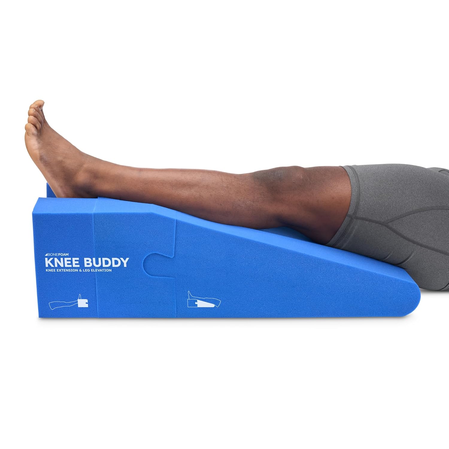 BoneFoam Knee Buddy Extender and Elevating Pillow for After Surgery ...