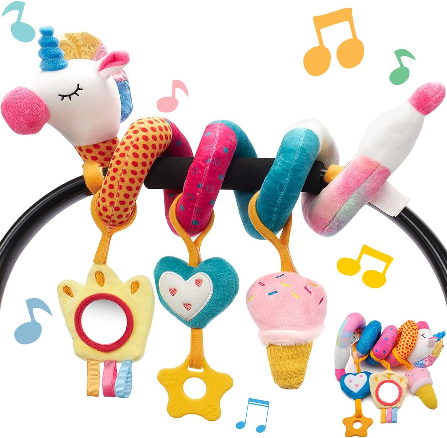 Masroo Car Seat Toys for Babies Boy Girl - Baby Toys 3-6 Months ...