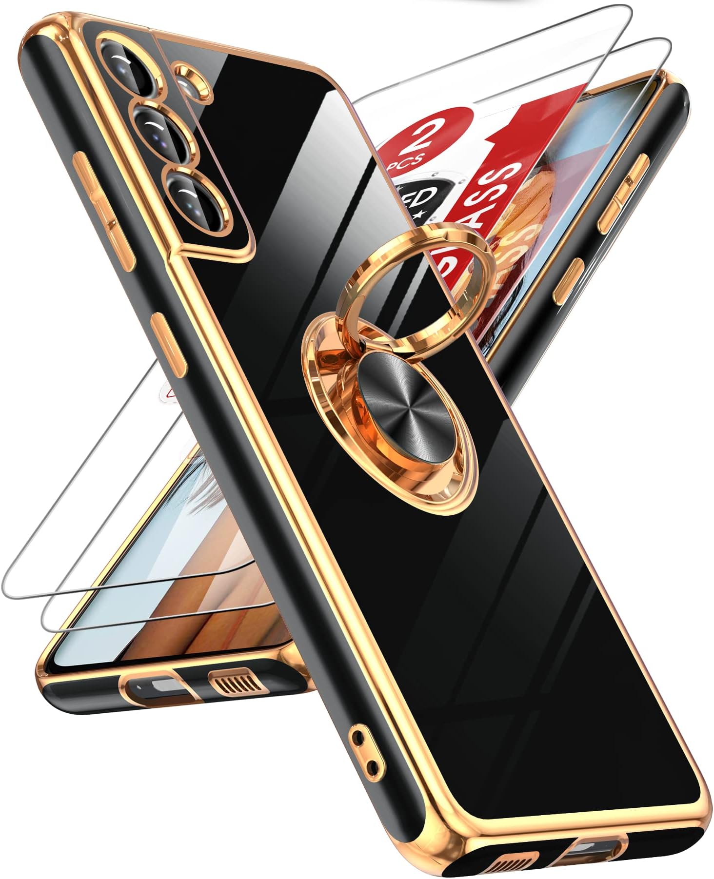 Amazon.com: Military Grade Drop Impact for Samsung Galaxy S21 FE Case ...