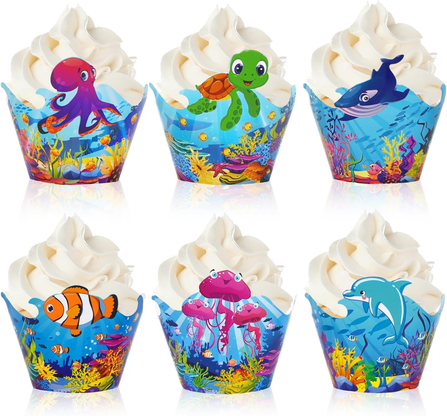 Amazon.com: Krismile 48 White Beach Themed Wedding Sea Shell Seashells ...