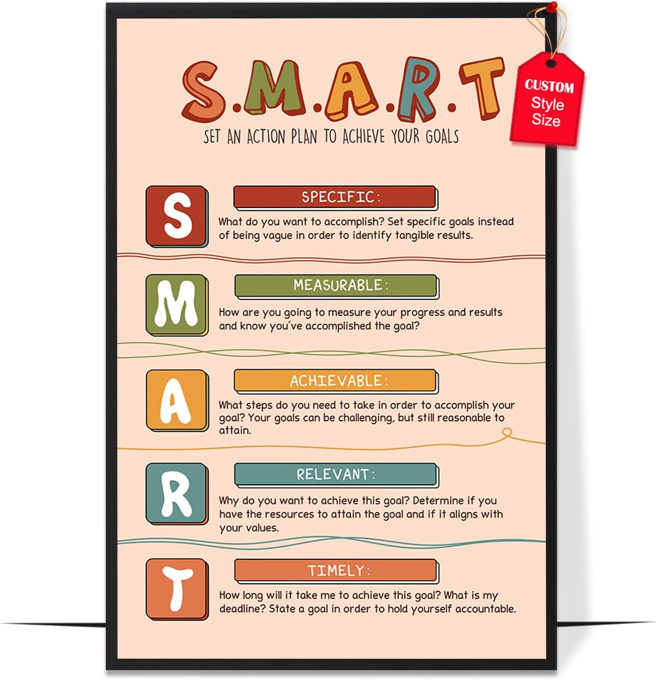 Amazon.com: LOLUIS Mental Health Poster, Boho Therapy Tools Educational ...