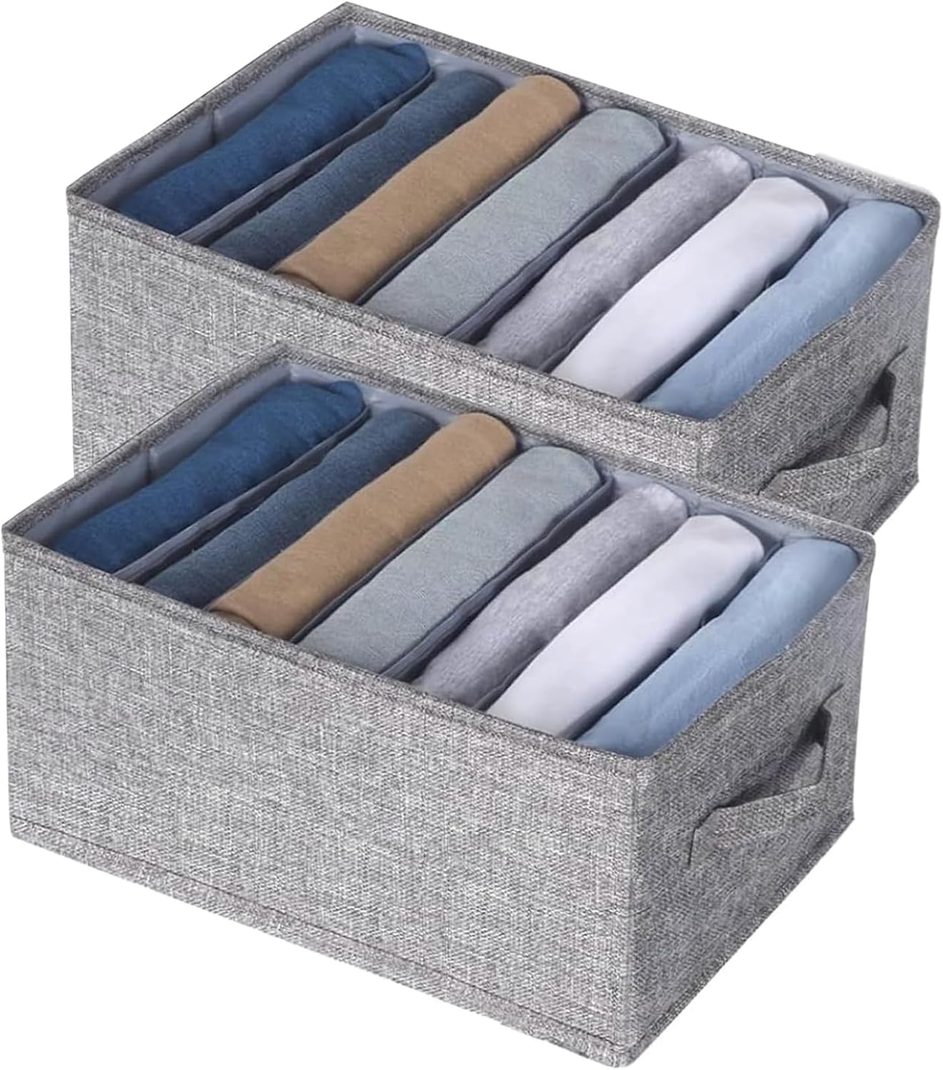 Tucorresi Organizador de Ropa para Cajones, Juego de 2 Organizador de ...