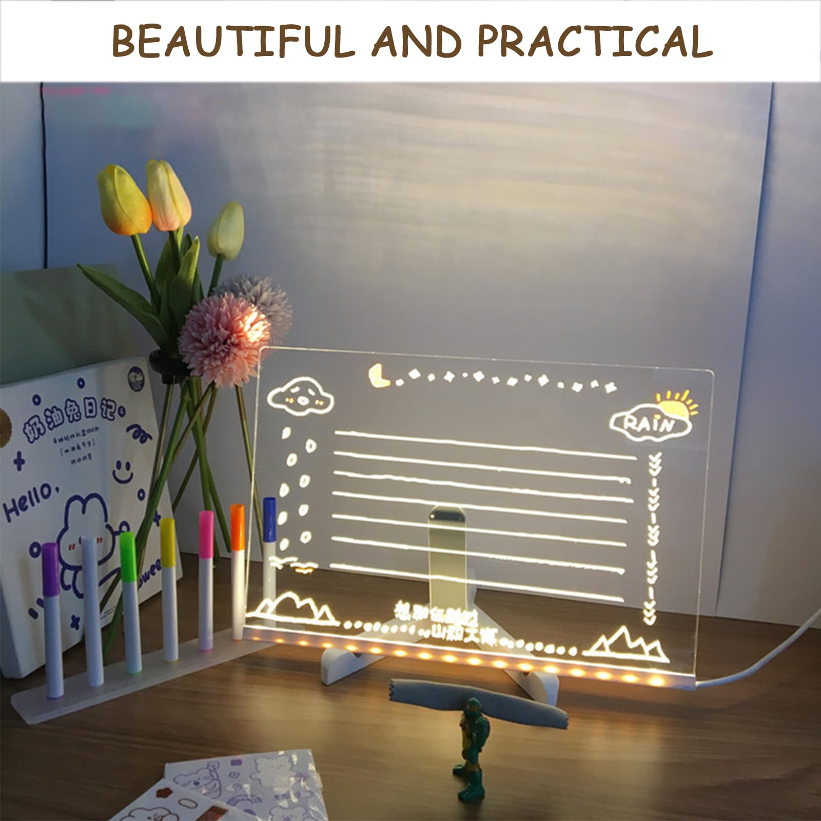 Led Magnetic Message Boards Magnetic Glass Board | SIGEL