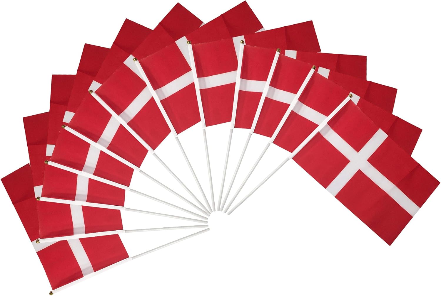 Amazon.com: Denmark Polyester Country Flags Desk Outside Waving Parade ...