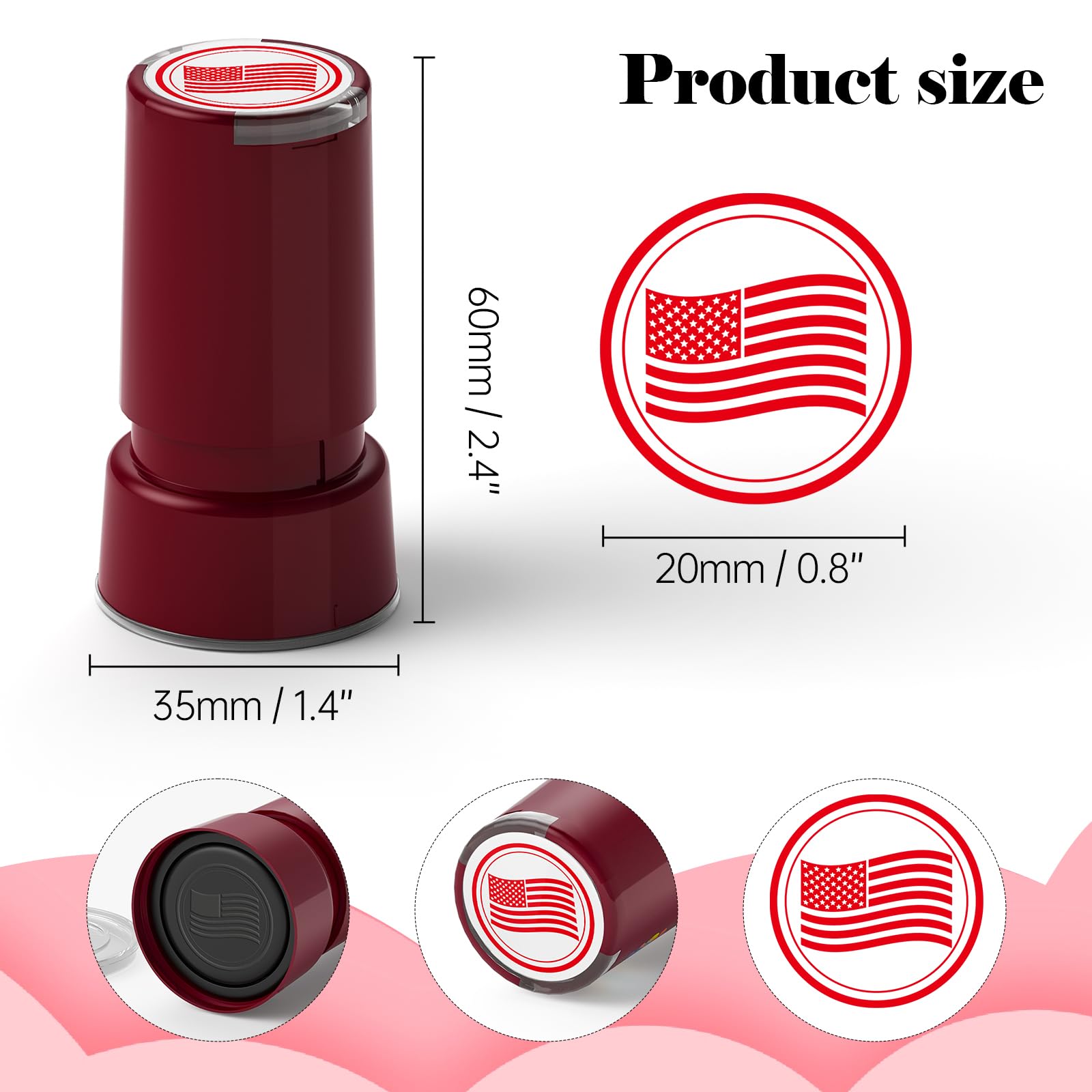 Snapklik.com : Teacher Recognition Stamps USA Flag Stamps Greeting ...