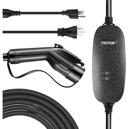 Amazon.com: Schumacher SC1455 Level 2 Portable EV Charger - up to 16A, Works with 120V or 240V ...