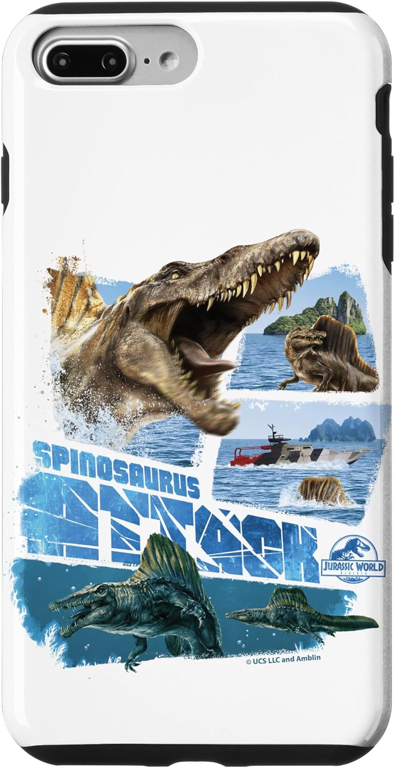 Amazon.com: Jurassic World Rebirth Spinosaurus Attack Case for iPhone 7 ...