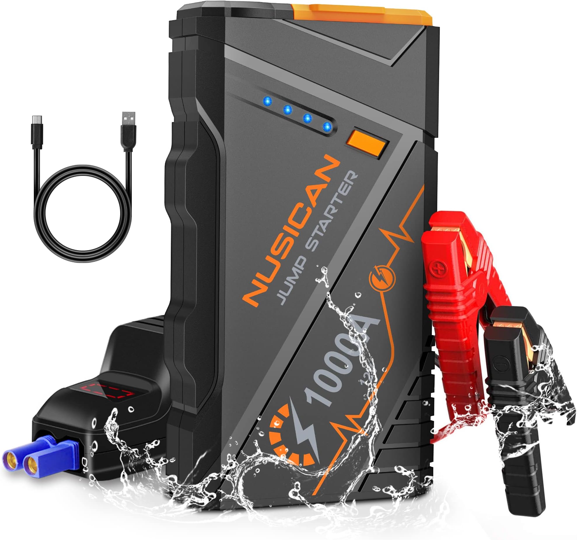 Amazon.com: Jump Starter Wisewatt Car Battery Jump Starter, 2000A Box ...