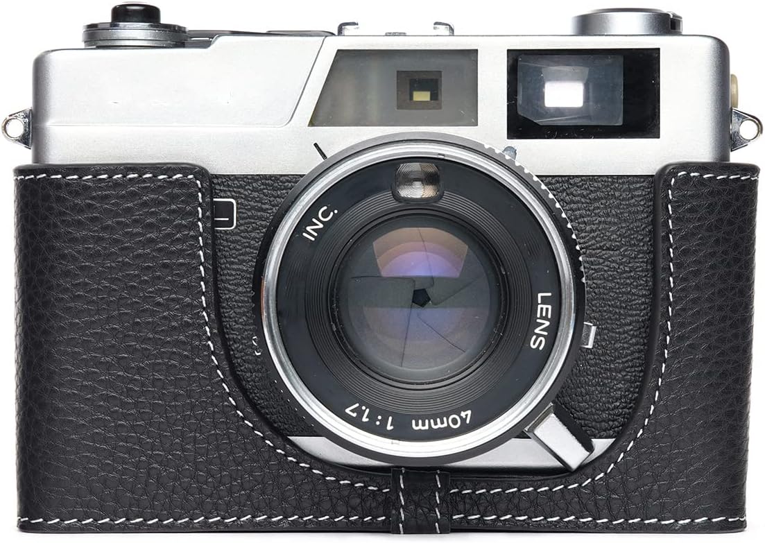 Amazon.com : TP Original Handmade Genuine Real Leather Half Camera Case ...