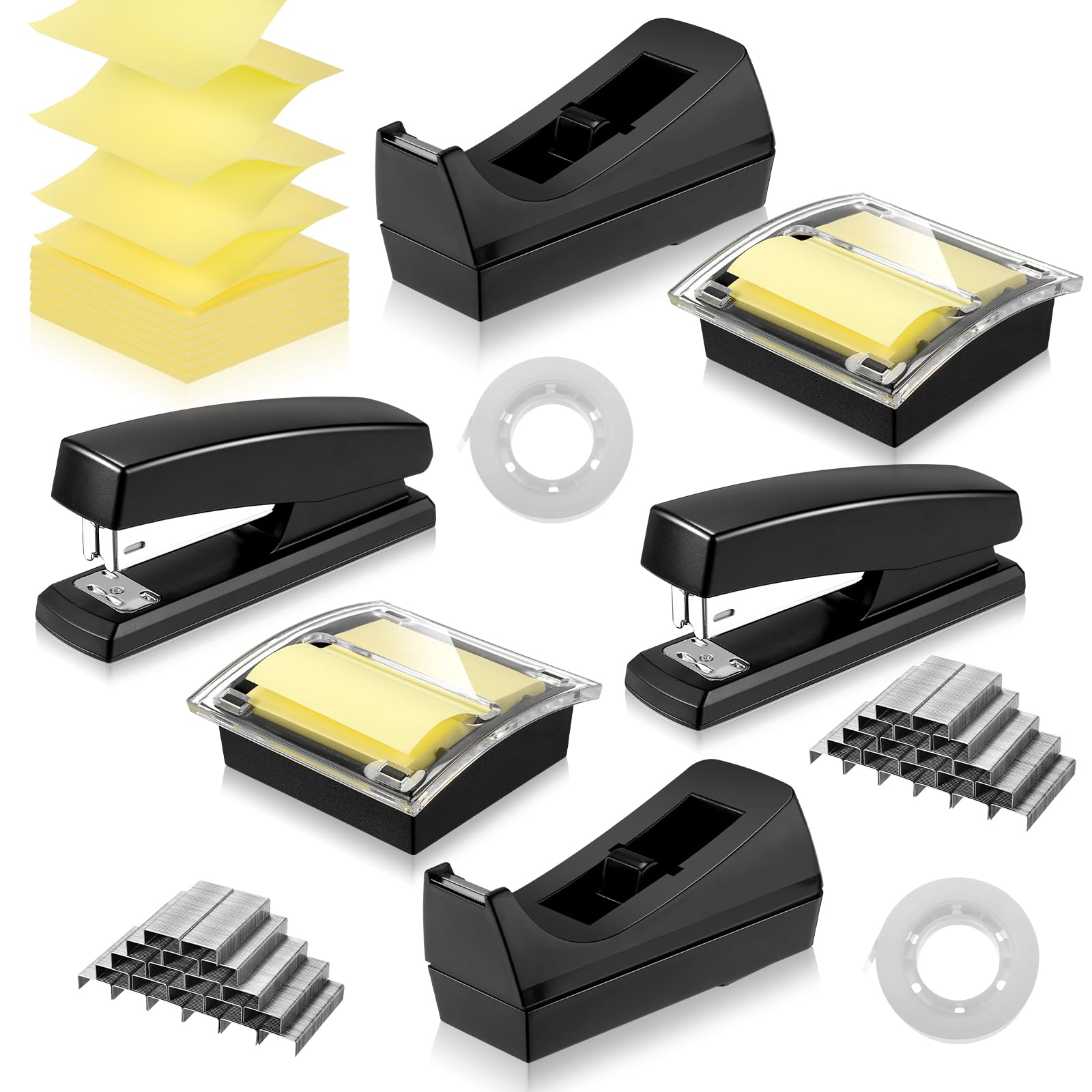 Snapklik.com : Office Stapler Set Desk Accessory Kit 16 Pieces Desk ...