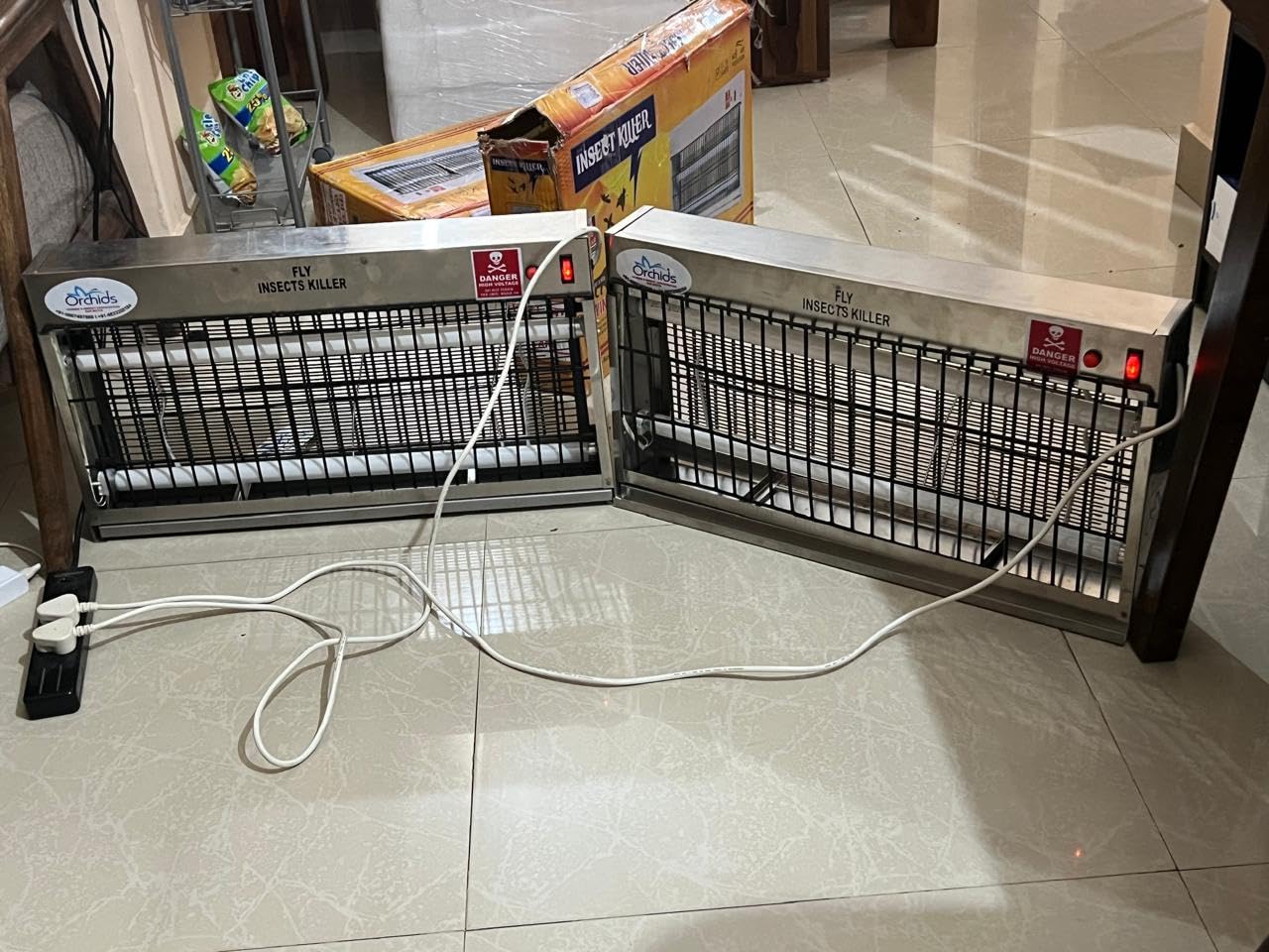 Orchids Fly Catcher Scorpion Glue pad Machine Fly Insect Killer Machine ...