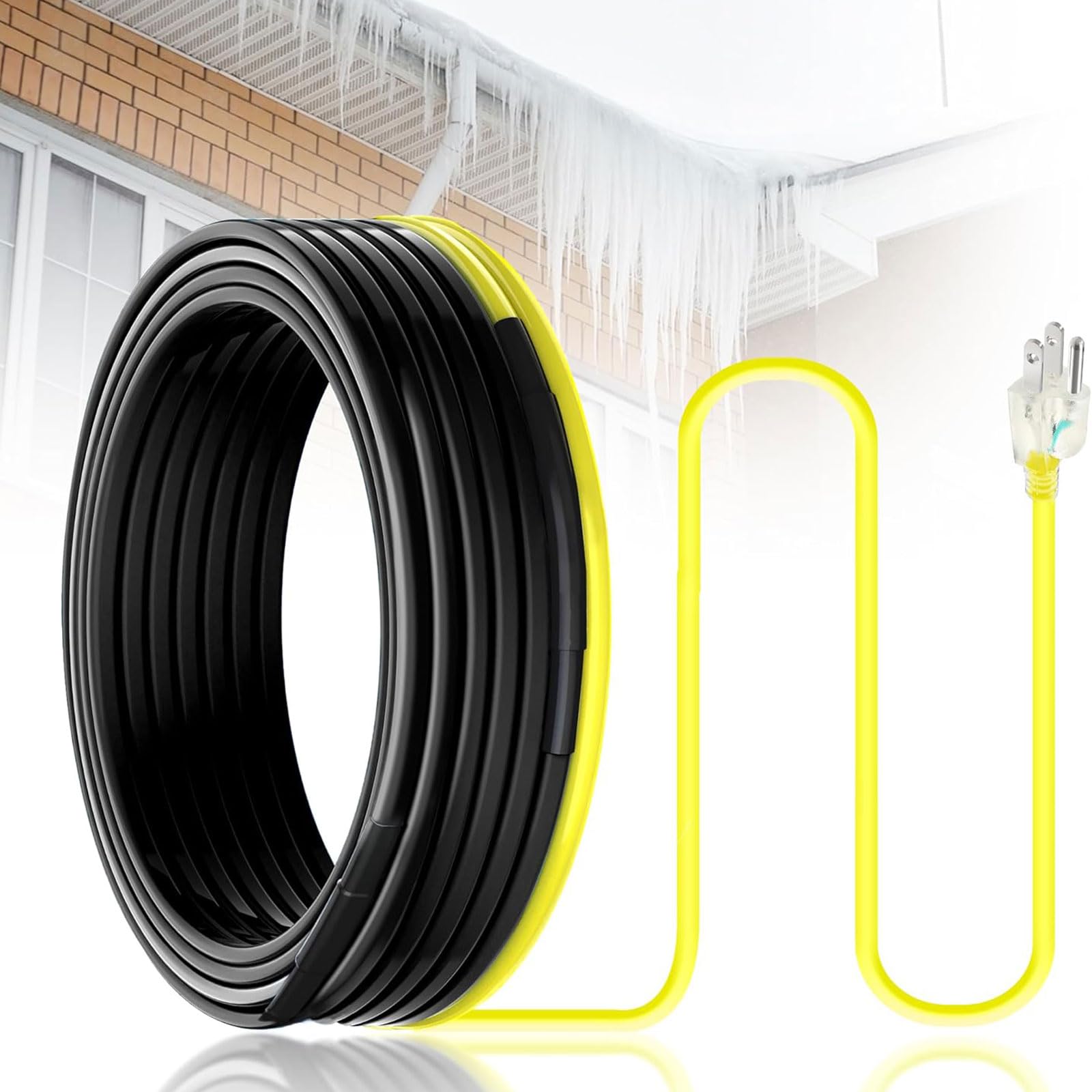 Snapklik.com : 30 FT Industrial Grade Gutter Heater Cable, Heat Tape ...