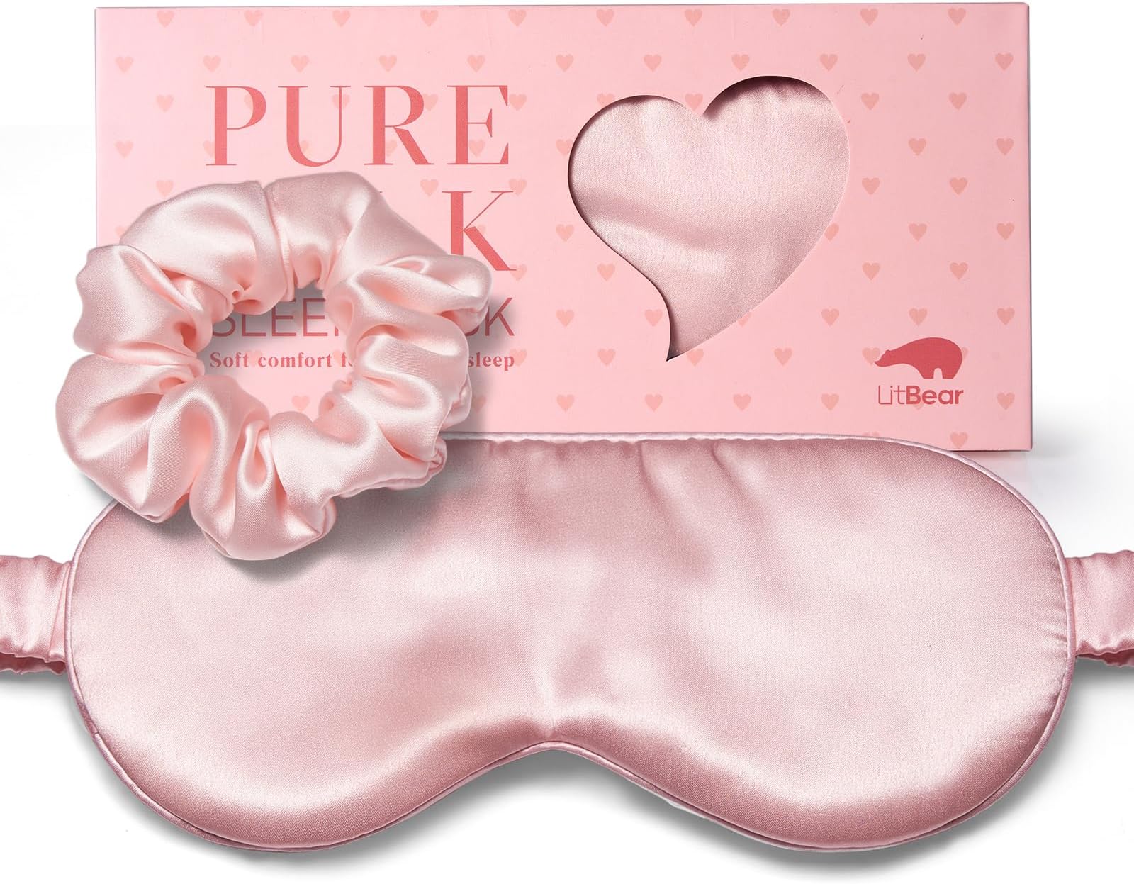 Amazon.com: Blissy Silk Sleep Mask - Silk Eye Sleeping Mask for Women ...