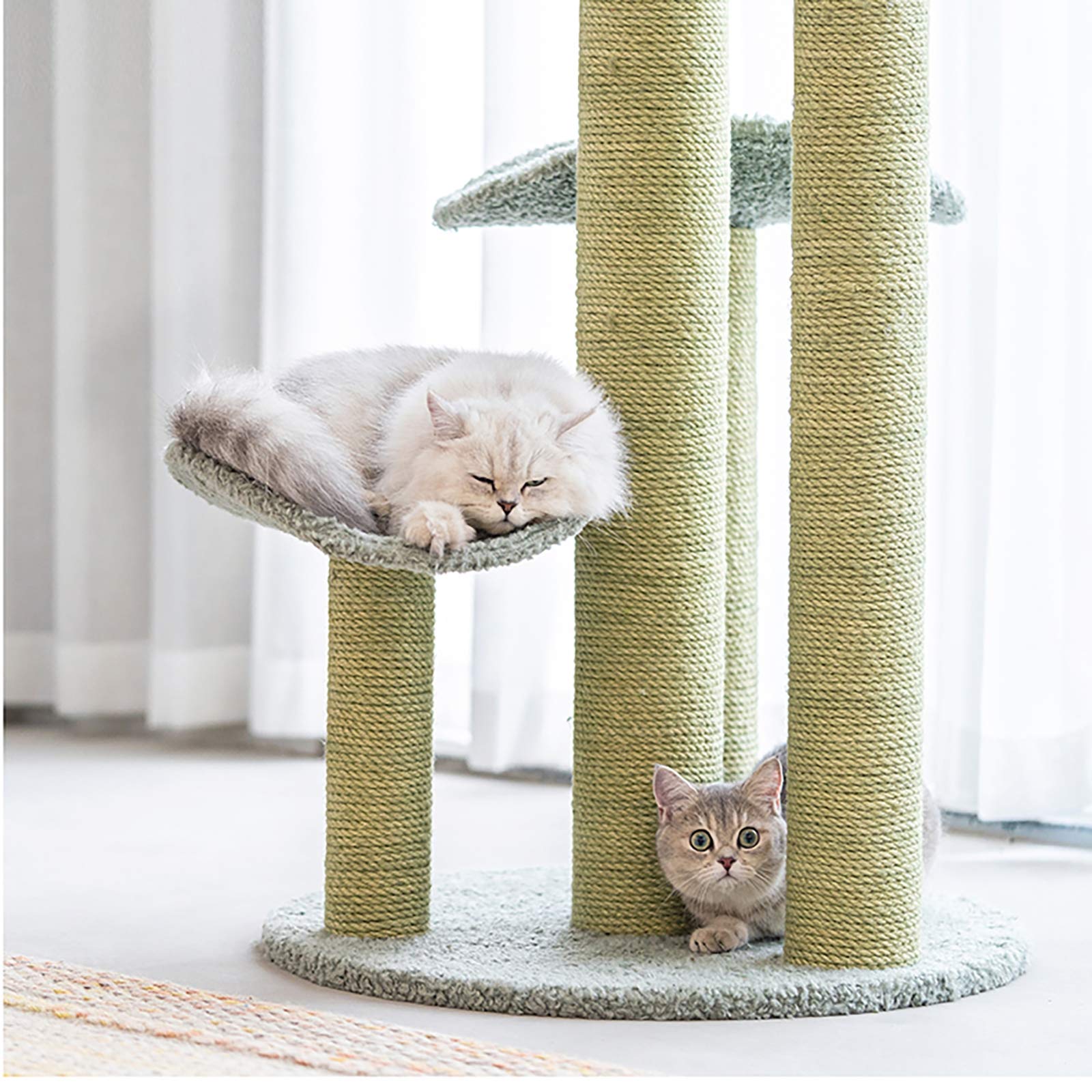 YITON Poste Rascador Para Gatos, Cuerda De Sisal De 0.157 In, árbol ...