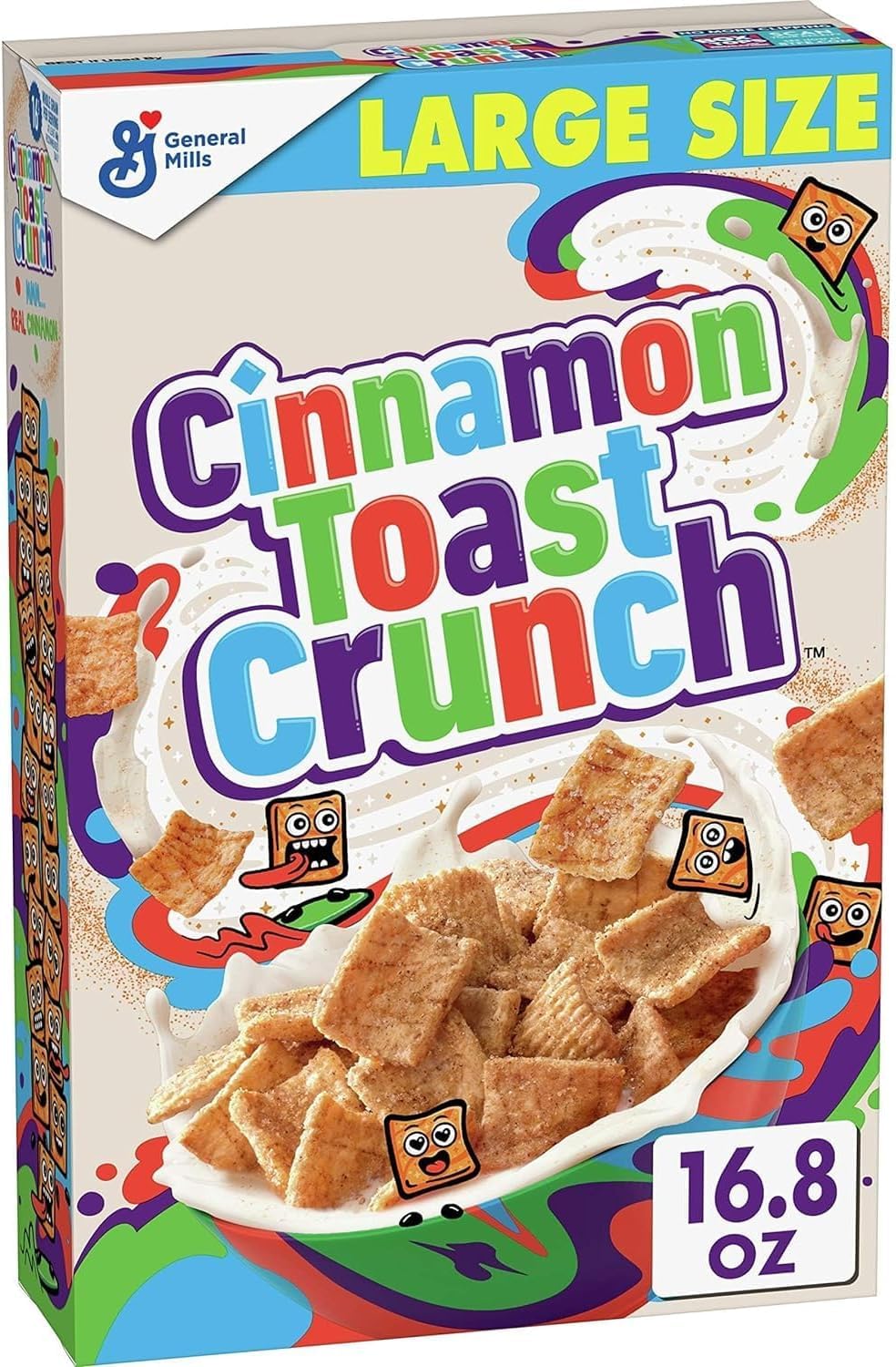 Buy Cinnamon Toast Crunch Cri Sweetened Whole Wheat & Rice Cereal 476g ...