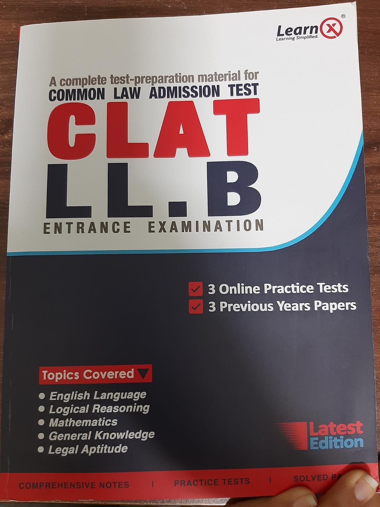 CLAT Entrance Exam Guide : LearnX: Amazon.in: Books