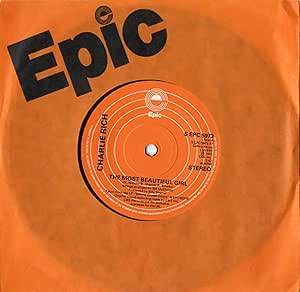 Charlie Rich The Most Beautiful Girl US 45 7" single USA +I Feel Like Going Home: Amazon.co.uk ...