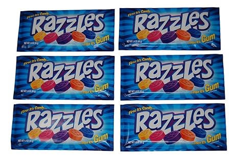 Amazon.com : Razzles Original 6 Pack : Grocery & Gourmet Food