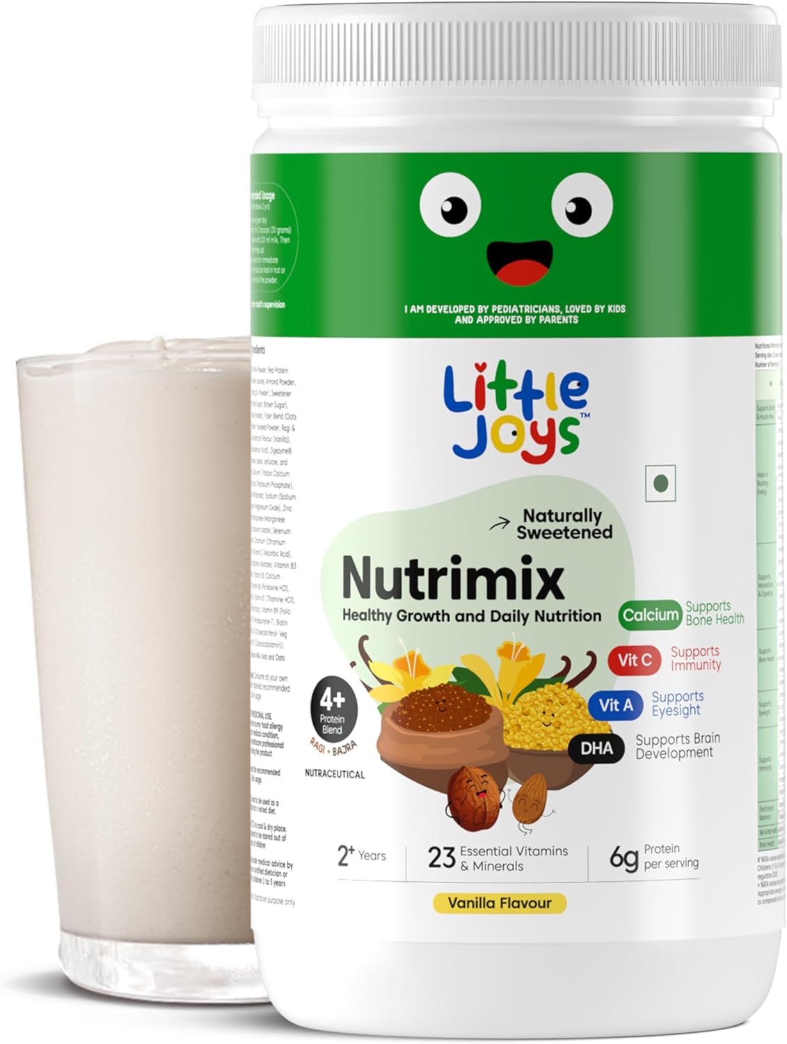 Little Joys NutriMix Powder – Vanilla I Complete Nutrition Drink for ...