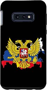 Amazon.co.jp: Galaxy S10e Russian Flag & Coat of Arms Kalashnikov ...