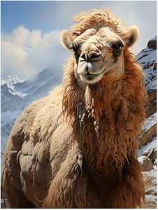Amazon.com: CAPITUNEISKINEPA Bactrian Camel Poster Gifts Posters ...