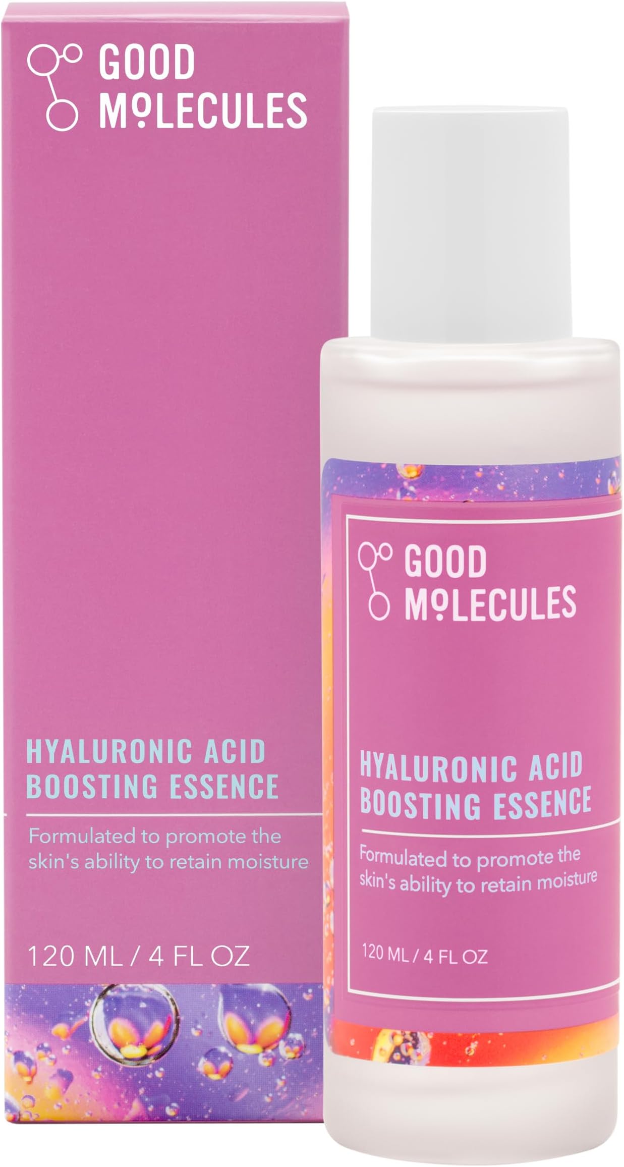 Amazon.com: Good Molecules Hyaluronic Acid Boosting Essence - Ultra ...
